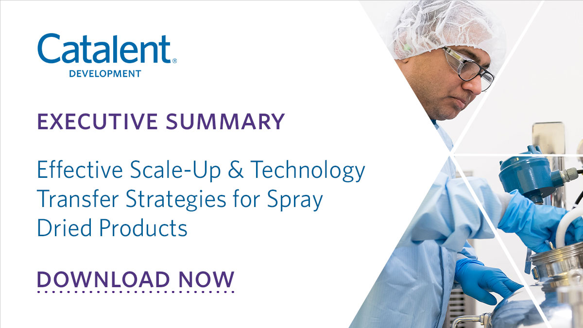 Effective Scale-Up and Technology Transfer Strategies for Spray Dried ...
